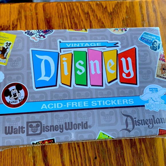 Disney | Office | Vintage Disney World Collectible Stickers Sealed In ...